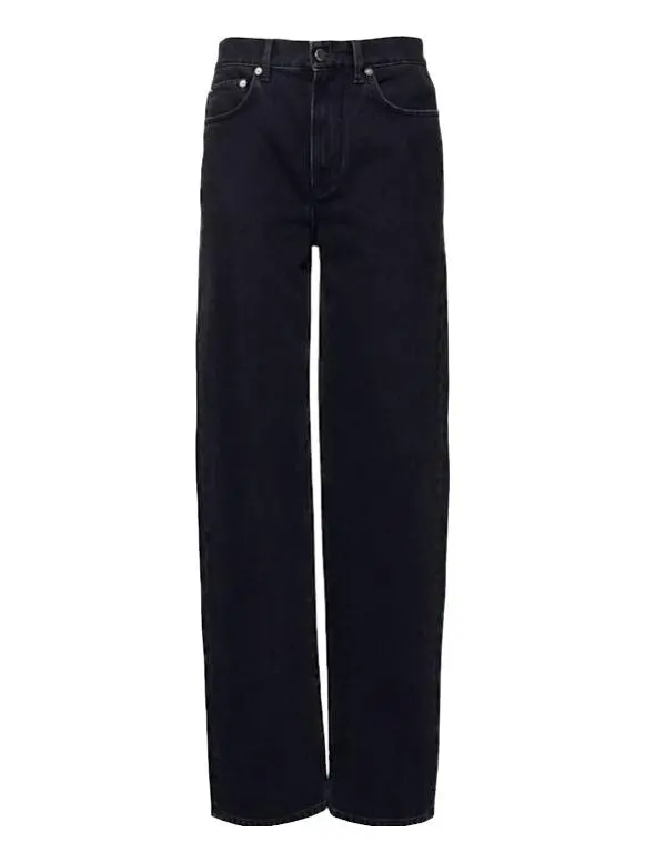 Loulou De Saison High-waisted Straight Jeans - Black