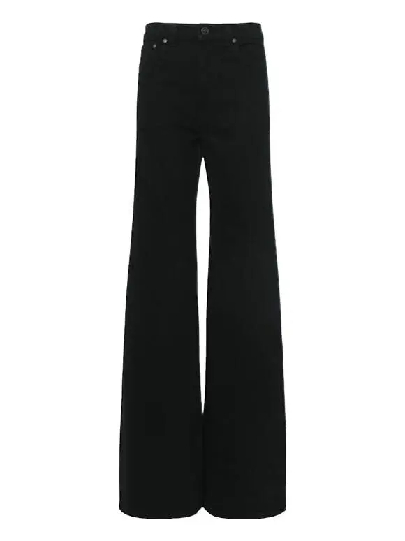 Khaite High-waist Wide-leg Jeans - No