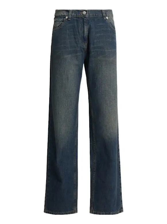 Magda Butrym High-waisted Wide-leg Jeans - Black