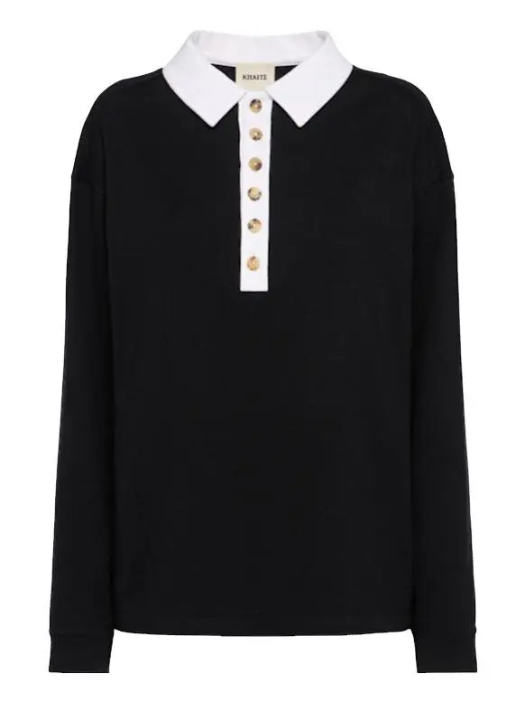 Khaite Shirt Collar Pullover With Long Sleeves - No