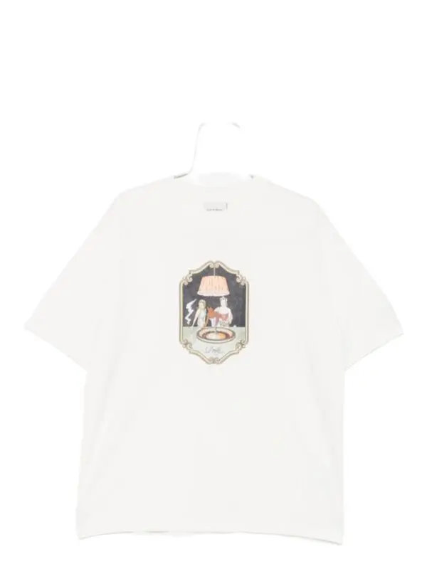 Drole De Monsieur Short-sleeved T-shirt - Offwh