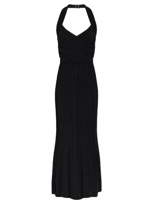 Balmain Backless Dress - Black