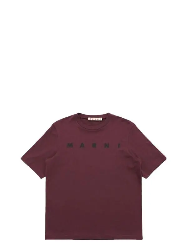 Marni Printed Logo T-shirt - Red