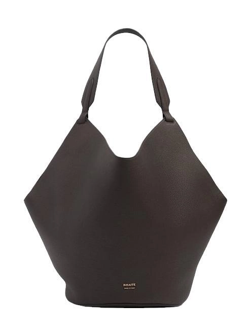 Khaite Tote With Double Handles And Soft Shape - Black