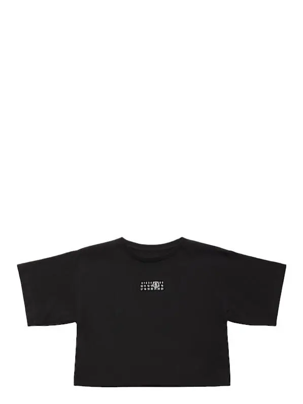 MAISON MARGIELA Short Sleeve Cropped Top - No