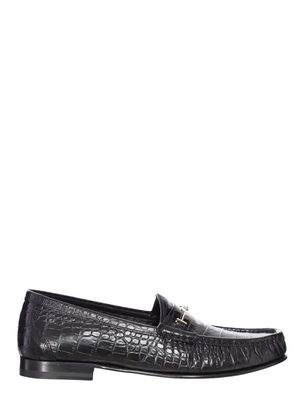 TOM FORD Round-toe Loafers - Black