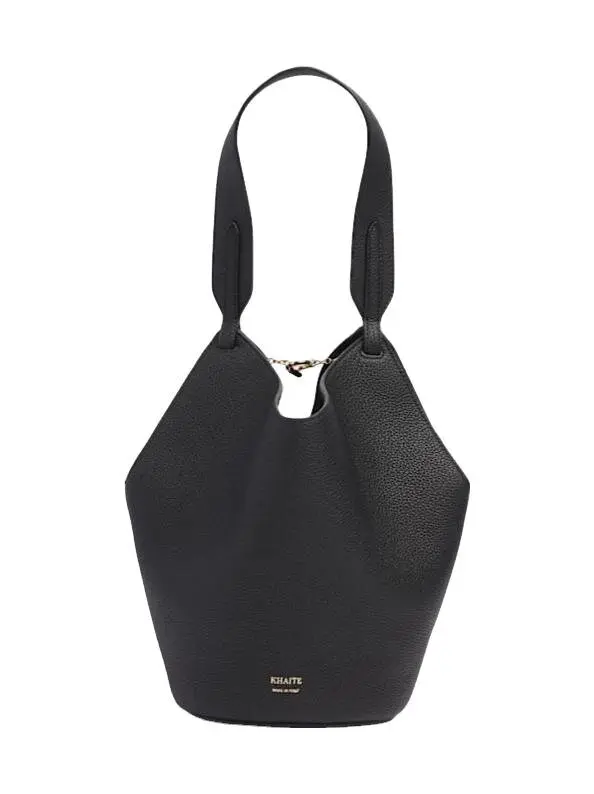 Khaite Tote With Double Handles And Wide Opening - Black