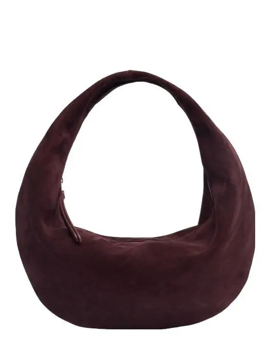 Khaite Hobo Shoulder Bag With Zip Closure - Black