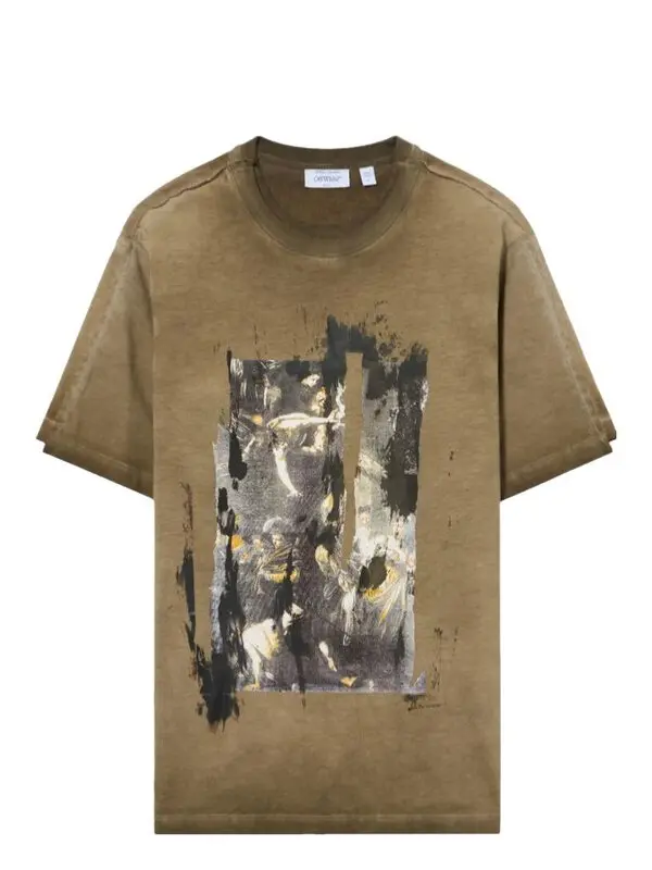 Off-White Inked Mercy Overlap T-shirt - Cloud Nutria
