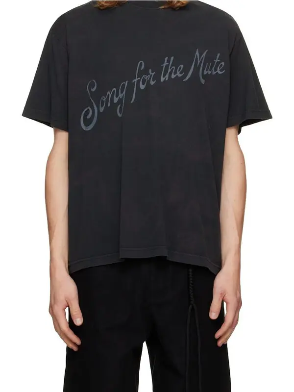 SONG FOR THE MUTE T Shirt - Black