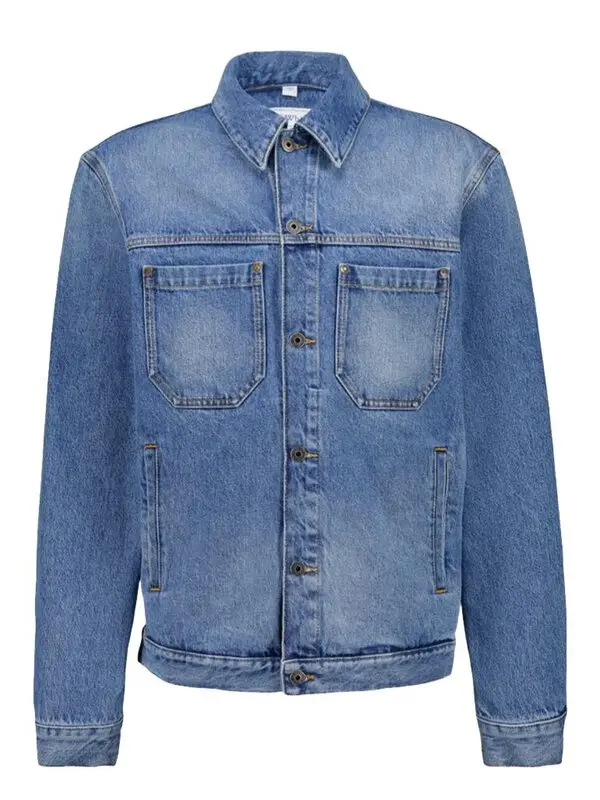 Off-White Long-sleeve Denim Jacket - Blue