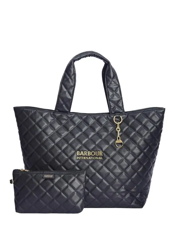 Barbour Quilted Handbag - Black