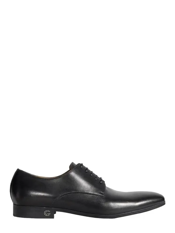 Gucci Double G Lace-up Shoe - Black