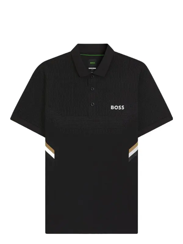 Hugo Boss Paule Active Slim-fit Polo Shirt - Black