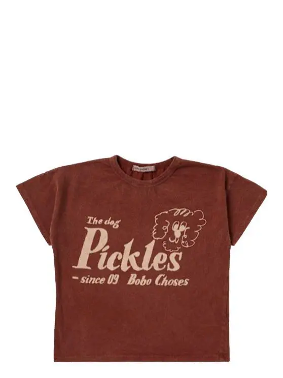 BOBO CHOSES Crewneck Top - Brown