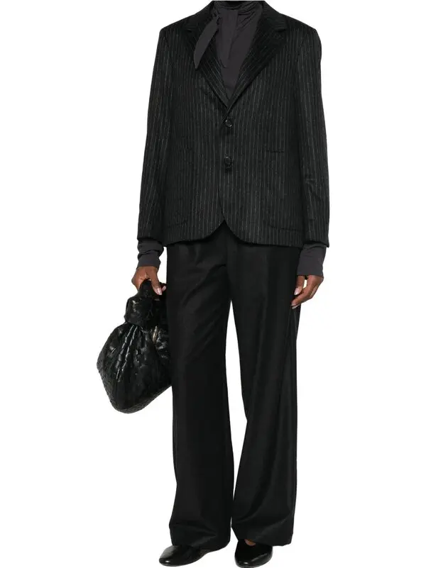 Barena Venezia Pinstripe Notchedlapel Blazer - Grey