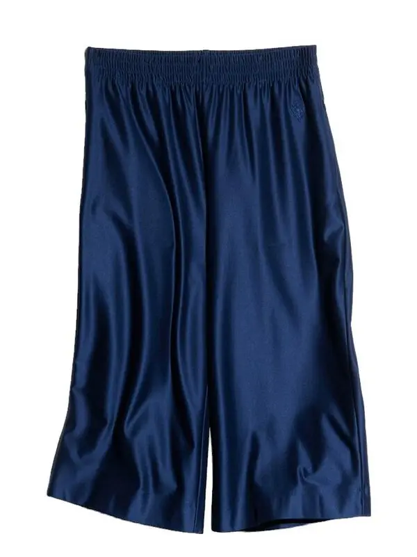 Gucci Embroidered Wide Leg Culottes - Blue
