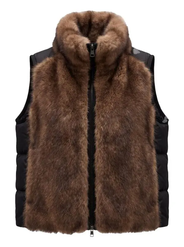 Moncler Sleeveless Padded Jacket - Black
