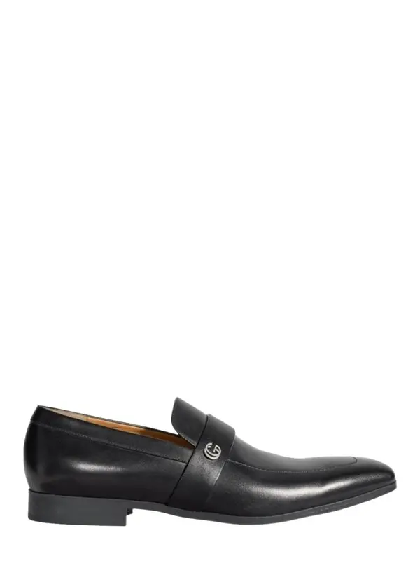 Gucci Loafer With Double G - Black