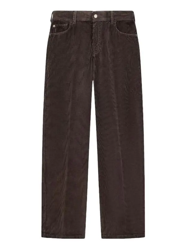 Emporio Armani Five-pocket Corduroy Trousers - Black
