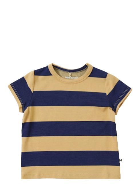 MINI RODINI Colorblock Striped T-shirt - Nude