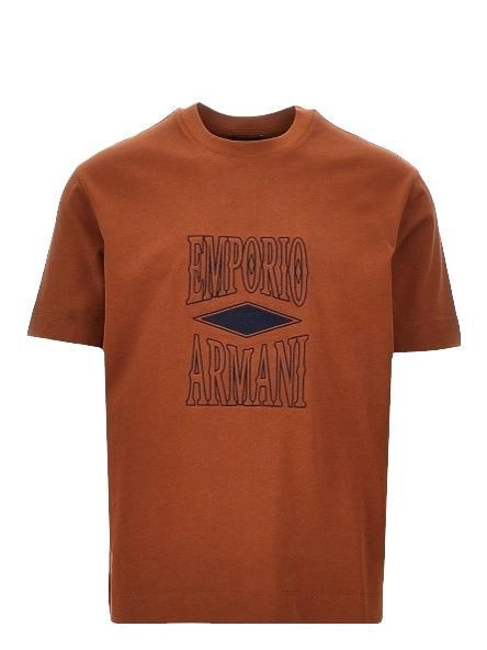 Emporio Armani Short-sleeved T-shirt - Brown