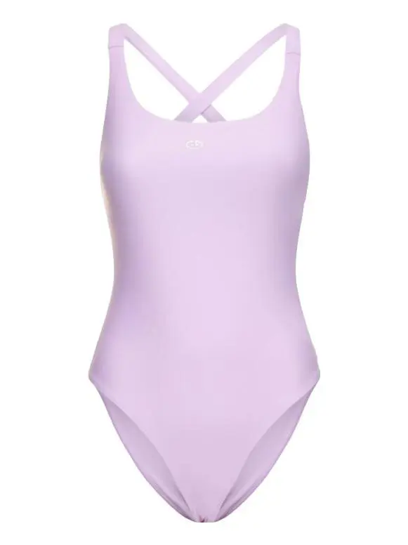 Goldbergh One-piece Swimsuit With Crossed Back - Purple