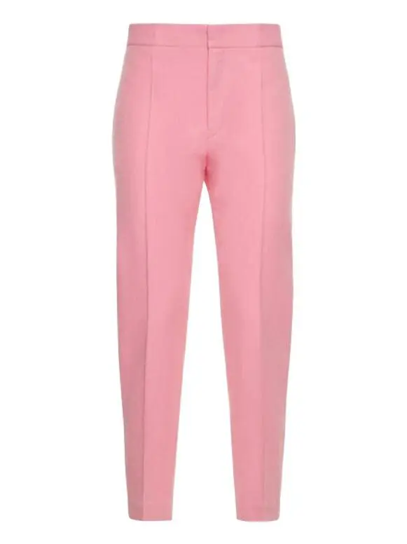 Isabel Marant Étoile Highwaist Cuffed Pants - Pink