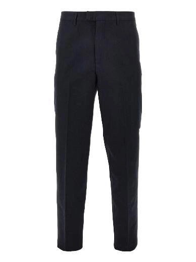 Emporio Armani Casual Trousers With Belt Loops - Black