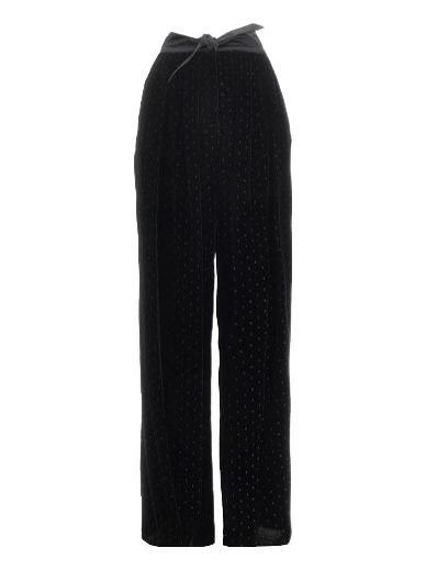 Emporio Armani Pleated Casual Trousers - Black