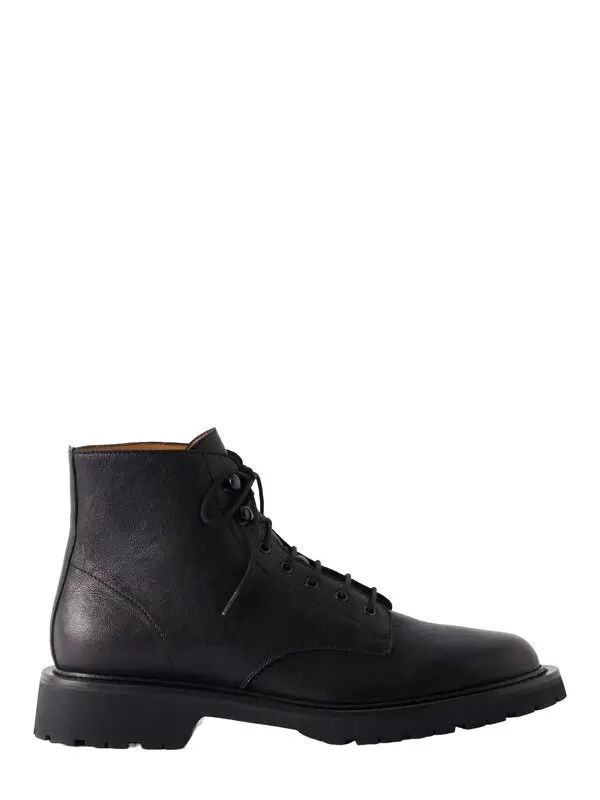 Legres 57 Leather Lace-up Ankle Boots - Black