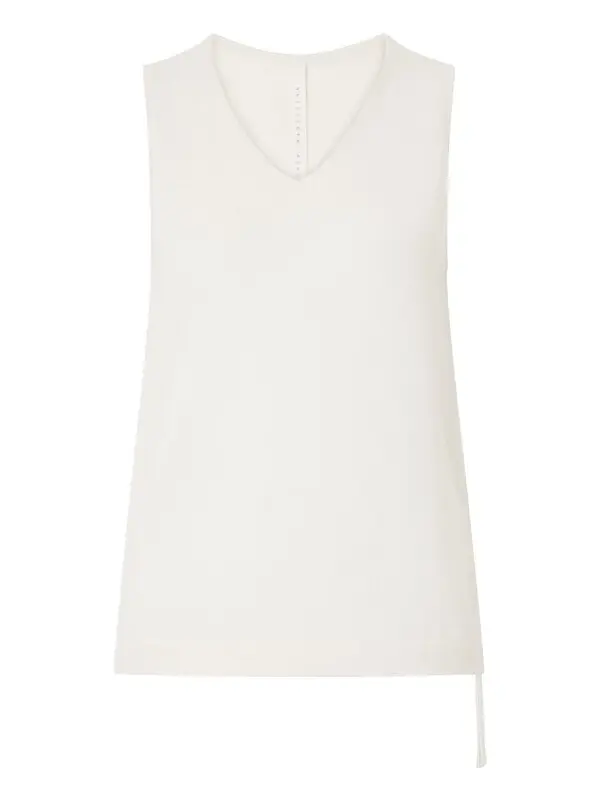 LAUREN MANOOGIAN Alpaca And Merino Wool-blend Cami - White