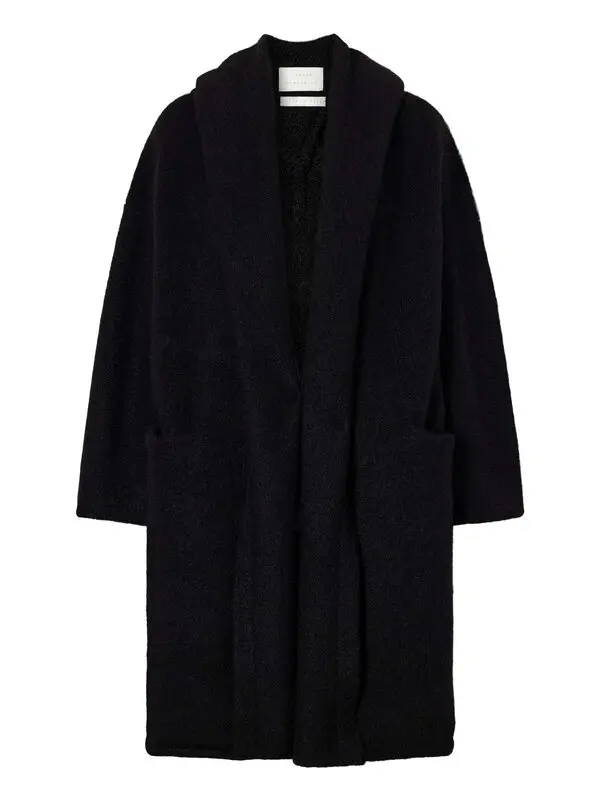 LAUREN MANOOGIAN Alpaca-blend Coat - Black