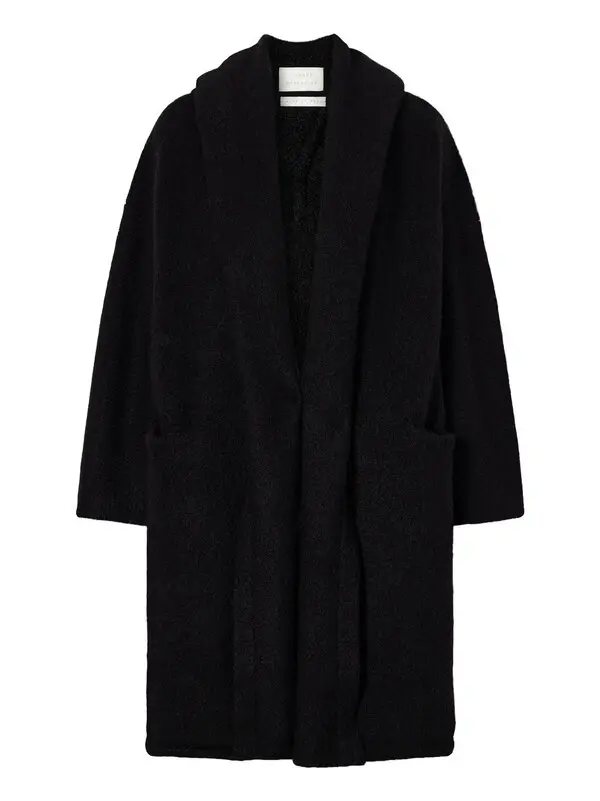 LAUREN MANOOGIAN Alpaca-blend Coat - Black