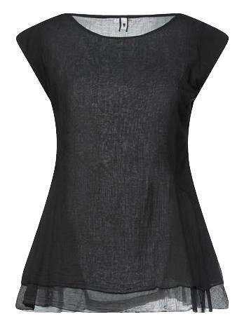 European Culture Top Midnight Size Cotton, Elastane - Blue