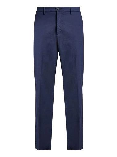 HARMONT & BLAINE Cotton Lycra Gabardine Tapered Leg Pants - Green