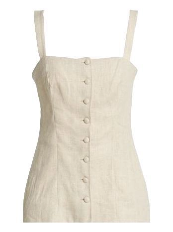 Faithfull The Brand Top Size Linen - Beige