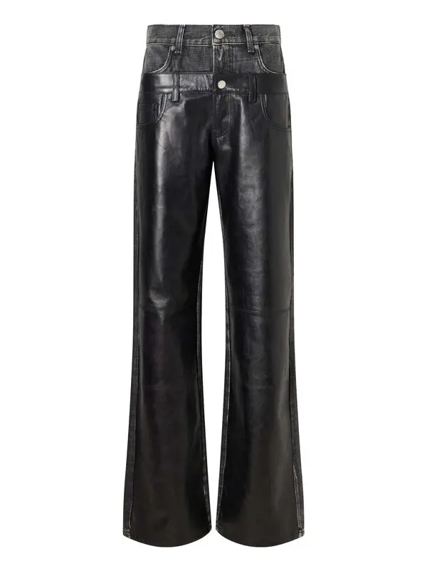 HAIKURE Bonnie Double Wb Hedwig Wide-leg Jeans - Black