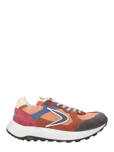 VALSPORT Sneakers Rust Size Leather, Textile Fibers - Red