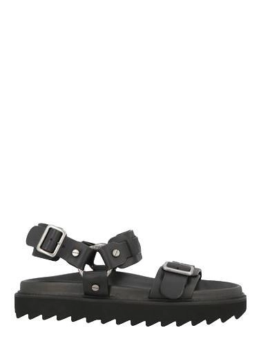 Acne Studios Leather Buckled Sandals - Black