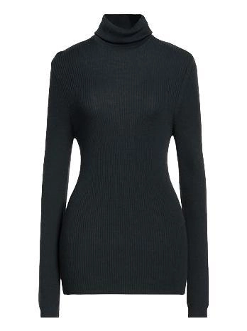Crossley Turtleneck Charcoal Size Virgin Wool - Grey