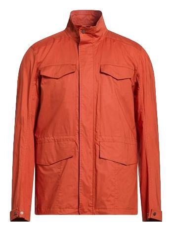 Herno Jacket Rust Size Cotton, Elastane - Red