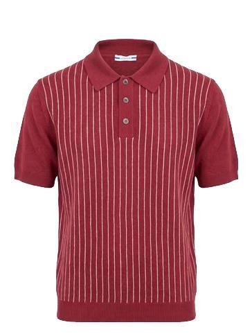 JACOB COHЁN Polo Shirt Brick Size Linen, Cotton - Red
