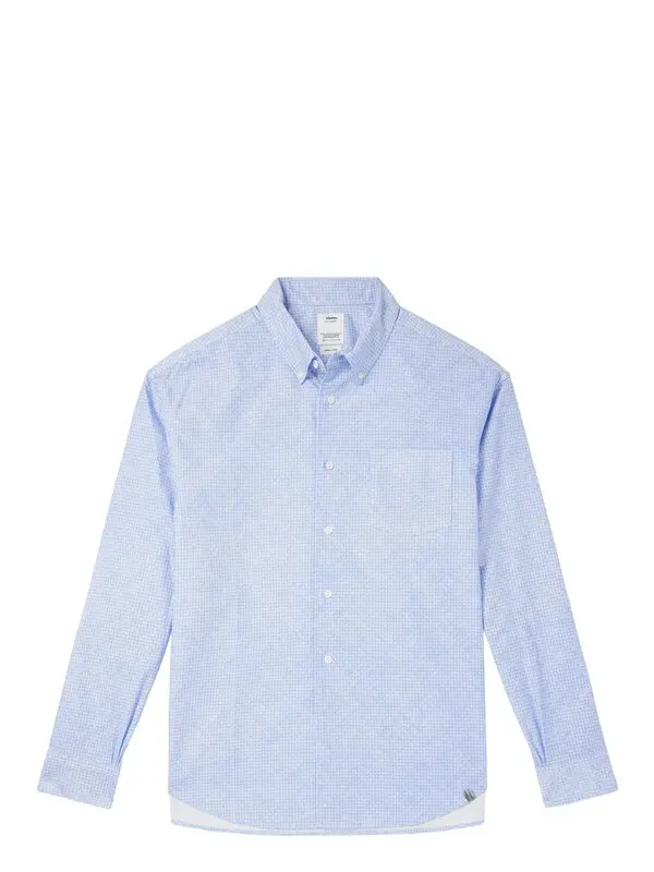 Visvim Beiler Checked Cotton Oxford Shirt - Blue