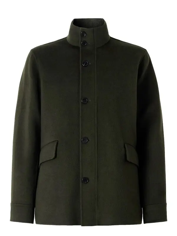 SLOWEAR Wool-blend Field Jacket - Green