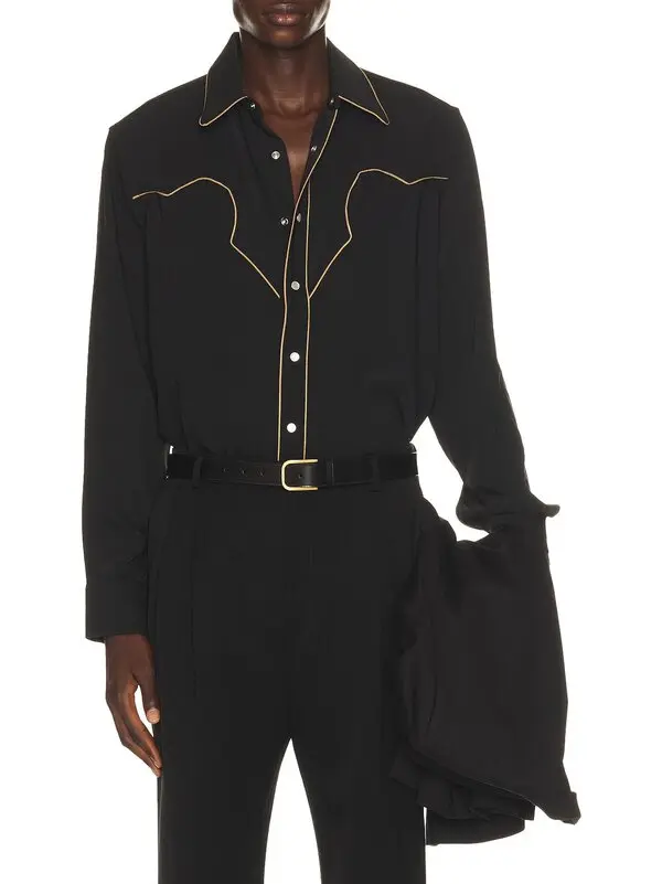Amiri Western Shirt - Black