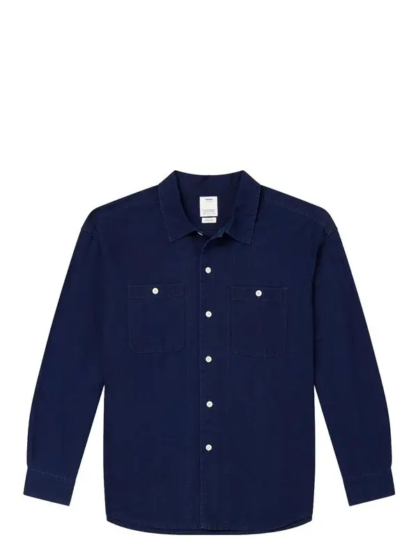 Visvim Lumber Cotton-flannel Shirt - Blue