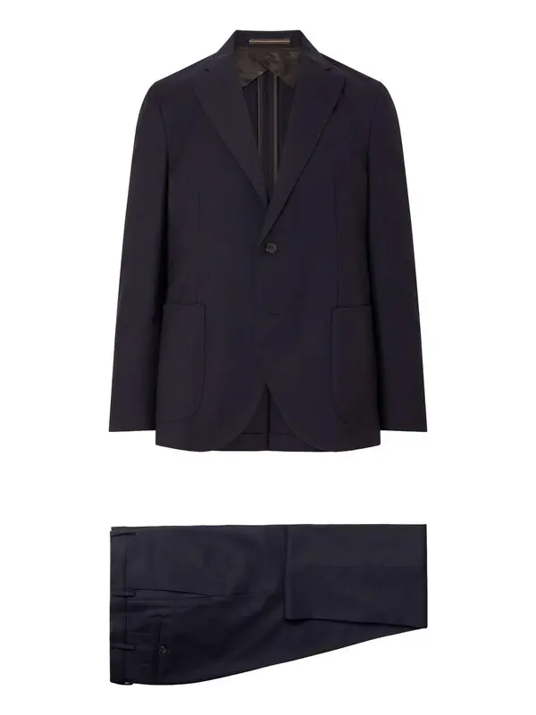 SLOWEAR Wool-twill Suit - Navy