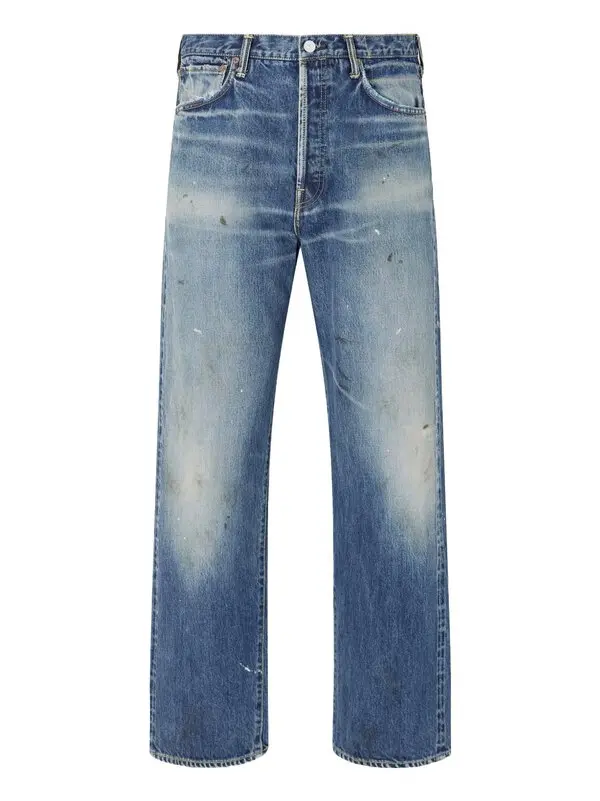 Visvim Social Sculpture 01 Wide-leg Jeans - Blue