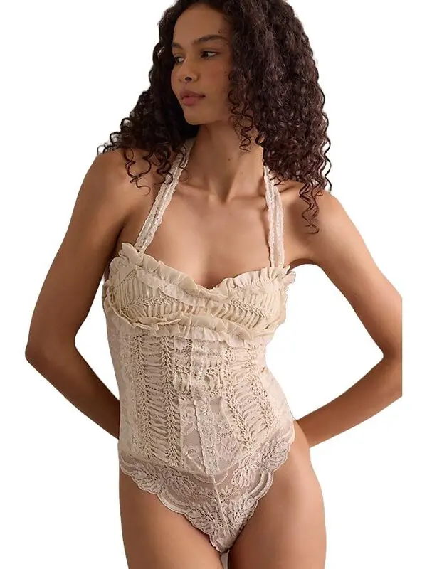 Free People Bloom Service Bodysuit - Fp Tea